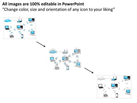 Ad Hoc Wireless Network Diagram Wireless Networking Ppt Slide Presentation Graphics