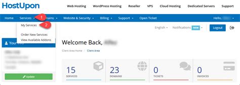 How To Login To Cpanel Through Your Client Area Hostupon Knowledgebase