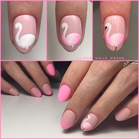 КУРСЫ⋆ДИЗАЙНА⋆НОГТЕЙ on Instagram: “МК "Фламинго" 1. Наносим фон гель ...