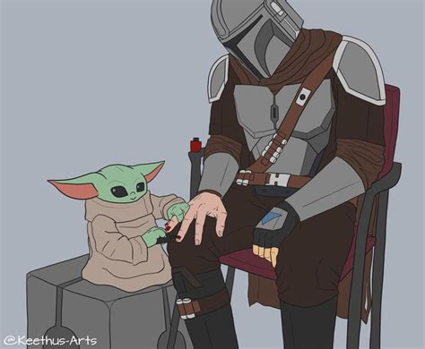 Pin Di Debbie Guertin Carver Su Peg Dolls Decorations Mandaloriano