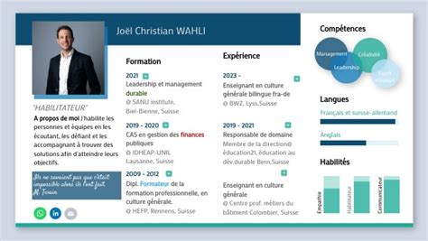 Joël Wahli Cv Interactif