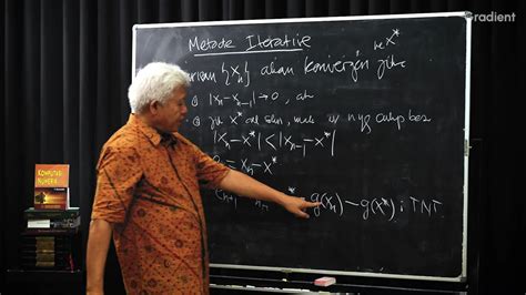 Materi Analisis Numerik Konvergensi Metode Fixed Point Titik Tetap