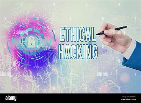 Handwriting Text Writing Ethical Hacking Conceptual Photo A Legal