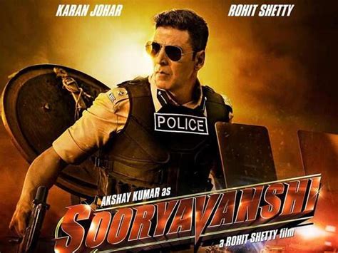 First Look Akshay Kumar Is A Fierce Cop In Rohit Shettys Sooryavanshi