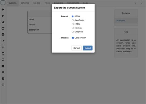 Export A System System Designer