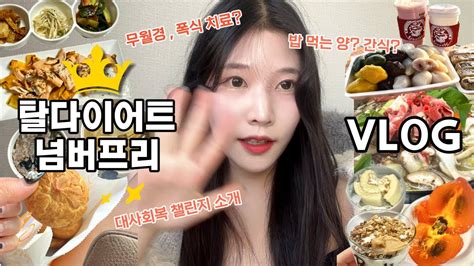 ☪︎·̩͙탈다이어터로 행복하게 사는 넘버프리일상 ⡱무월경 극복 폭식증 극복 대사회복식단 먹는 양 포만감 신호 감지하는 법 한기식챌린지 소개 Youtube