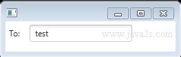 JavaFX Tutorial JavaFX TextField