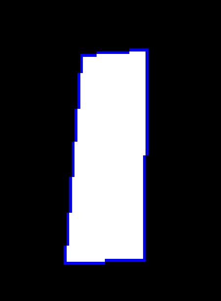 Python Draw A Filled Polygon With Fill Color Inside The Outline Stack Overflow