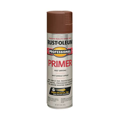 Rust Oleum Professional 7569838 Primer Spray Red Flat 15 Oz Lovebackstore