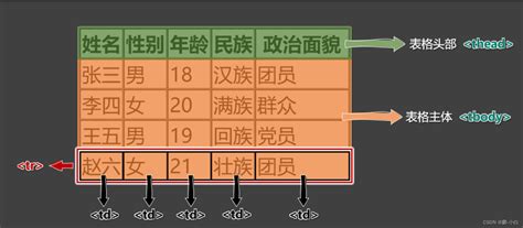 【html系列】第四章 · 列表和表格自定义列表 Html Csdn博客