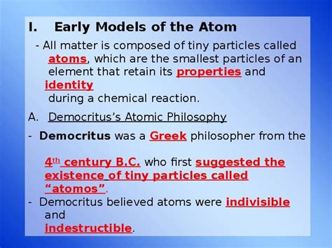 Chemistry Chapter Notes Atomic Structure By Kendon Smith Tpt