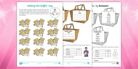 KS2 Adding Ing Worksheet Teacher Made Twinkl