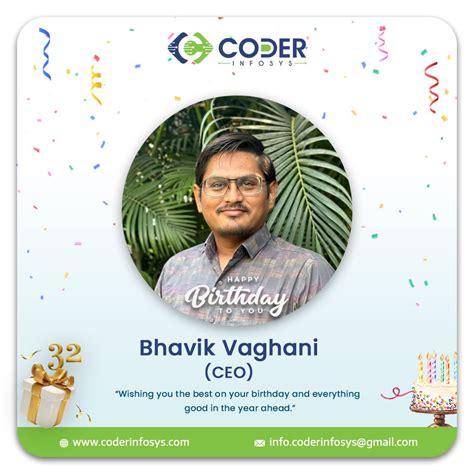 Coder Infosys On Linkedin Happybirthday Birthdaywishes Cheerstoyou