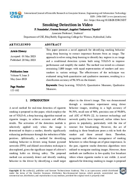 Pdf Smoking Detection In Video