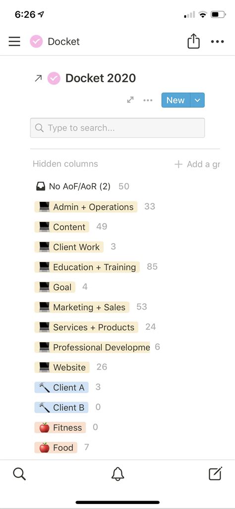 filter tags on a notion database r notion