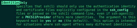 failed publickey sólo faltaba la opción identitiesonly el array de jota