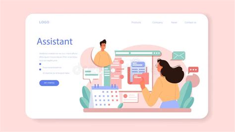 Executive Assistant Banner Stock Illustrations 243 Executive