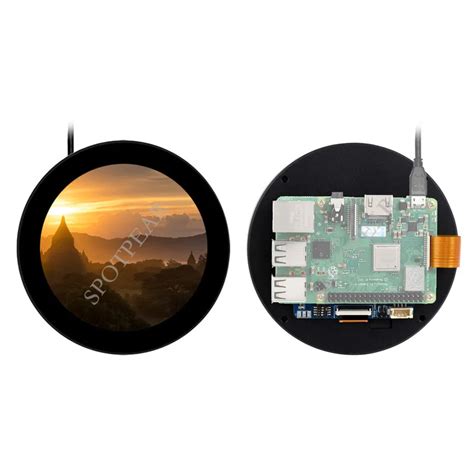 Raspberry Pi 3 4 дюймовый Mipi Dsi круглый Ips ЖК дисплей емкостный сенсорный экран 800 × 800