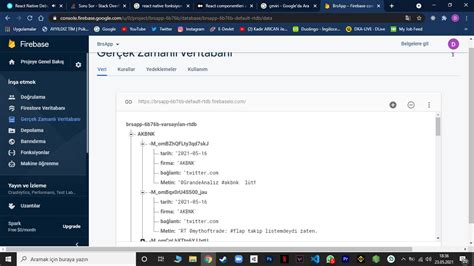 Javascript React Native Firebase Real Time Db Flatlist Example