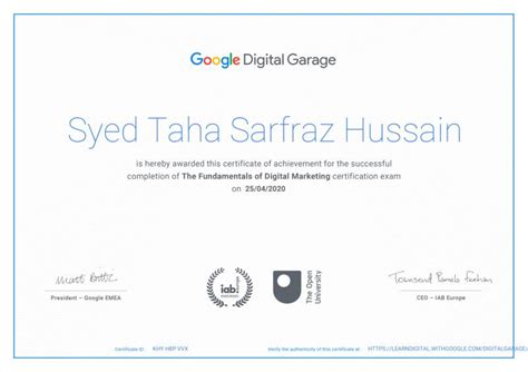 syed taha hussain on linkedin successfully completed the fundamentals