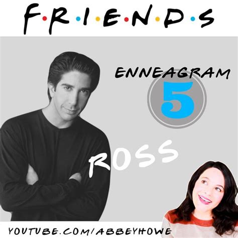Ross Geller And The Cast Of Friends Enneagram Types Enneagram