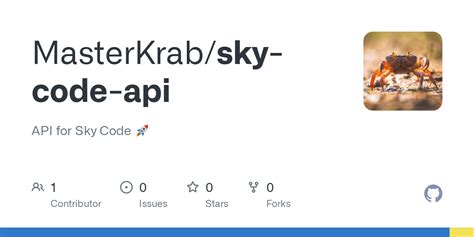GitHub MasterKrab Sky Code Api API For Sky Code