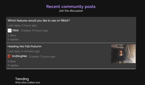 Recent Posts Dark Mode Bug Support 🖐️ Ribblr Community