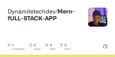 GitHub Dynamitetechdev Mern FULL STACK APP
