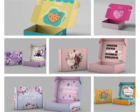 Custom Mailer Box Design Template Personalized Business Packaging
