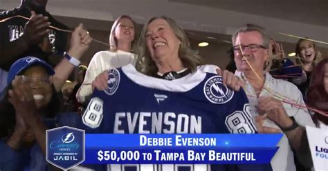 Tampa Bay Lightning Community Hero Debbie Evenson