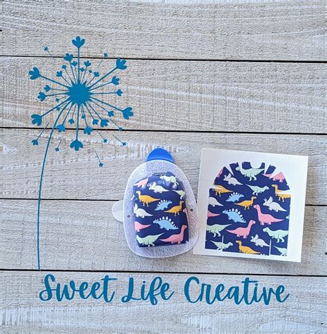 Rainbow Dinosaur Omnipod Pod Decal Sticker Etsy