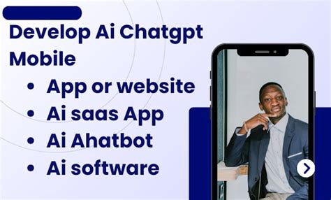 develop ai chatgpt moblie app or website ai saas app ai chatbot ai