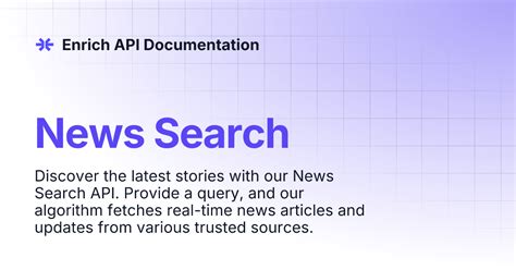 News Search Enrich API Documentation