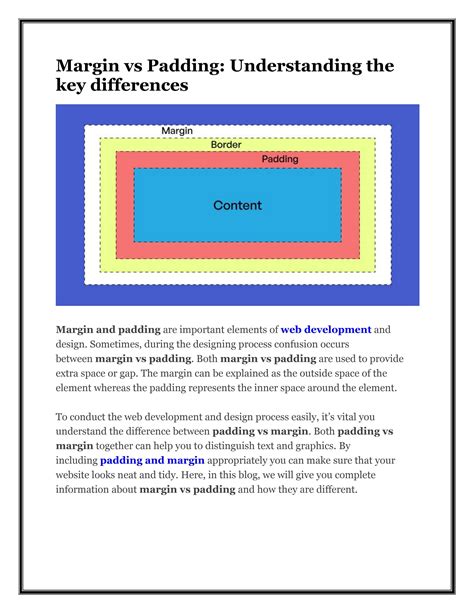 Margin Vs Padding Understanding The Key Differences By Adam Wilson Issuu