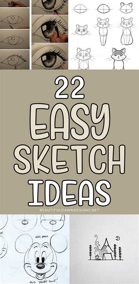 Easy Sketch Ideas Beginners Can Draw Artofit