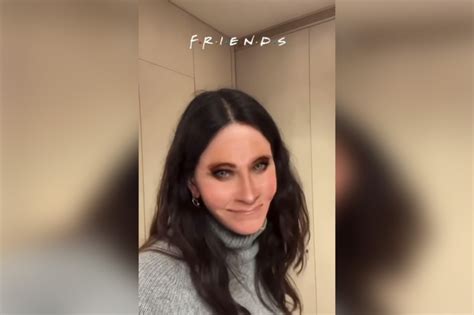 Courteney Cox Tries Viral Friends Filter Fails To Identify Her Face