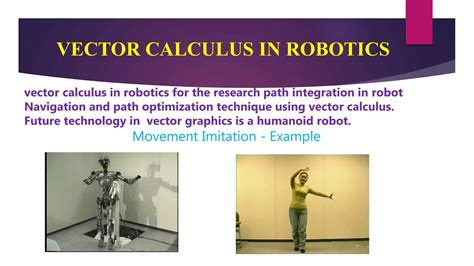 Vector Calculus In Robotics Engineering Pptx