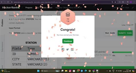 Deepak Shahi On Linkedin Sql Data Hackerrank Continuouslearning Problemsolving