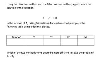 Answered Using The Bisection Method And The Bartleby