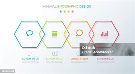 Infographic 요소 전체에서 비즈니스 아이콘 색상 배경 원 프로세스 또는 단계 및 옵션 워크플로 다이어그램 디자인 요소 Eps10 그림을 벡터 0명에 대한 스톡 벡터