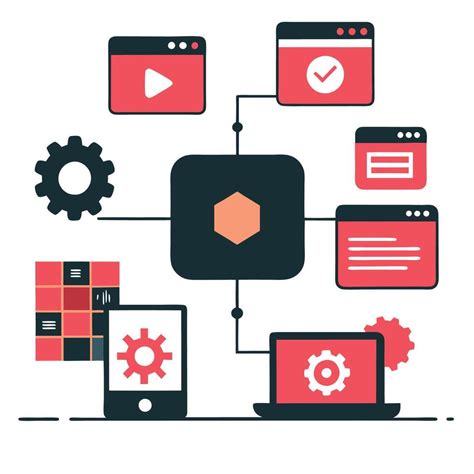Comprehensive Illustration Of Javascript Frameworks A Visual Guide 57690516 Vector Art At Vecteezy