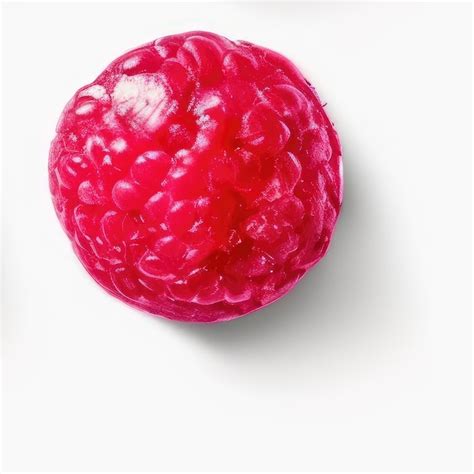 Premium Photo A Raspberry That Is Red