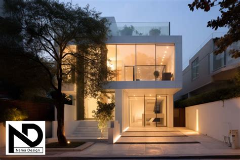 خانه ویلایی دوبلکس کوچک نمادیزاین