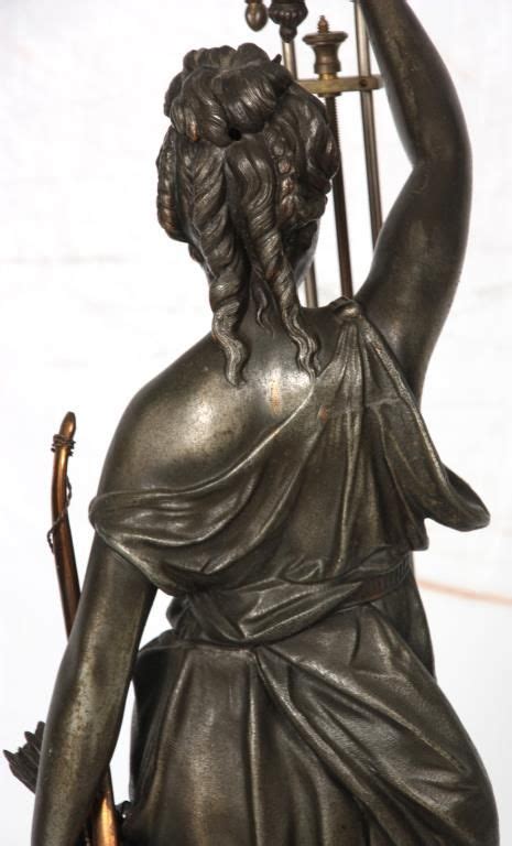 Ansonia Figural Diana Swing Clock