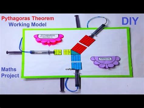 Pythagoras Theorem Working Model Tlm Maths Working Model Science Project Diy Craftpiller