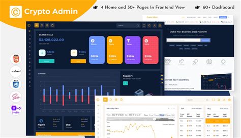 Crypto Tokenize Admin Template With Bootstrap 5 Admin Dashboard