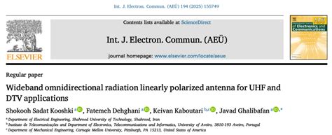 Wideband Omnidirectional Radiation Linearly Polarized Antenna For Uhf And Dtv Applications