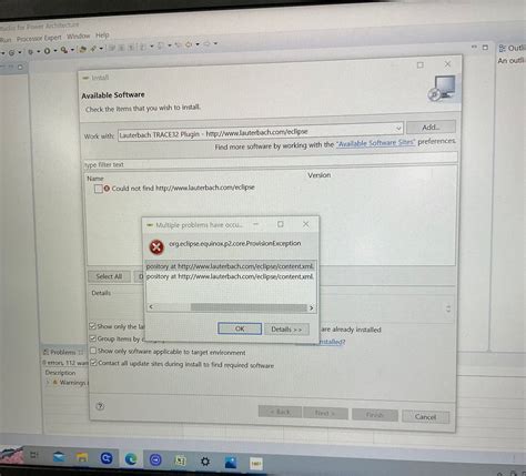 Problem To Install Lauterbach Trace32 Debugger Plug In Into S32 Design