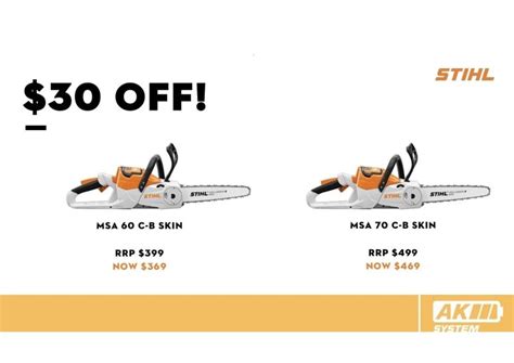 Off Stihl Chainsaw Msa C B Cm Skin Only Battery Ee Day Sons