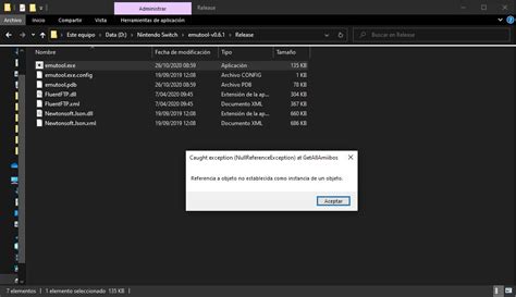 Caught Exception Nullreferenceexception At Getallamiibos · Issue 145